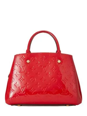LOUIS VUITTON Cerise Monogram Vernis Montaigne - Red