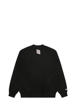 AAPE BY *A BATHING APE Moonface Logo Camo-print Sweatshirt - Black
