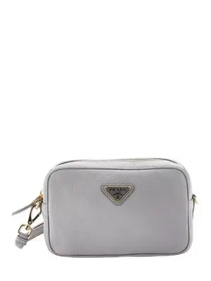 Prada Vitello Soft Mini Camera Bag - Grey