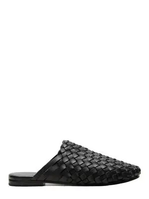 ST. AGNI Bunto Woven Mules - Black