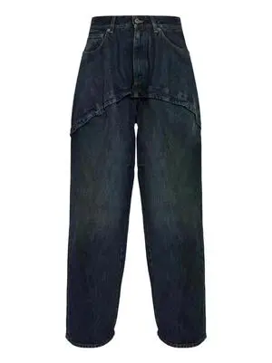 LOEWE LOEWE Wide-Leg Paneled Jeans