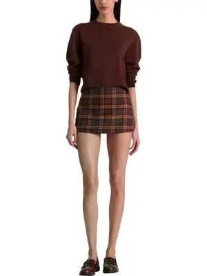 ALICE + OLIVIA Alice + Olivia Checked Skort