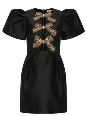 Rebecca Vallance Venus Mini Dress Black