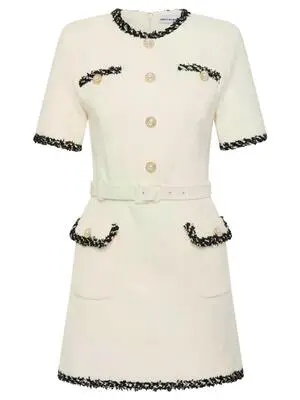 Rebecca Vallance Jacquie Mini Dress - Neutrals
