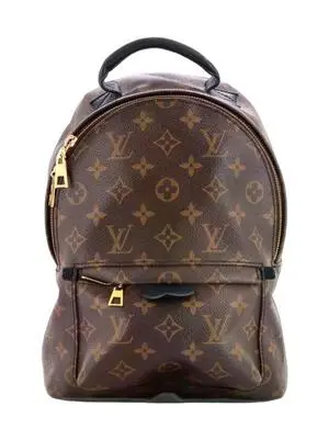 LOUIS VUITTON Palm Springs Monogram Canvas Pm Backpack - Brown