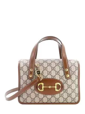 Gucci Horsebit 1955 Boston Bag - Brown