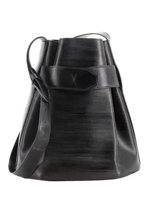 LOUIS VUITTON Vintage Epi Leather Sac D'epaule Pm Bucket Bag - Black