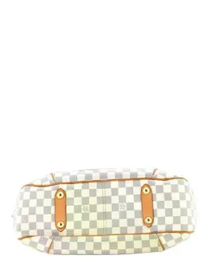 LOUIS VUITTON Galliera Handbag Damier Pm Hobo Bag - White