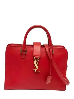 Saint Laurent Saint Laurent 2016 Small Cabas Tote Bag Red
