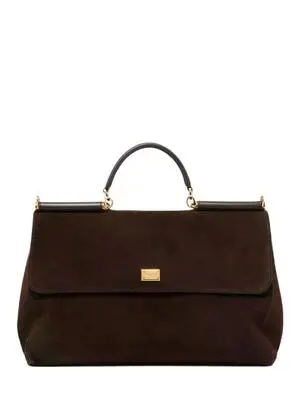 DOLCE & GABBANA Dolce & Gabbana Calf Leather Top Handle Bag
