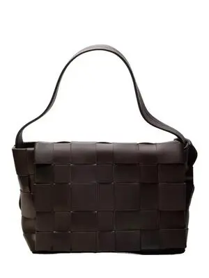 ST. AGNI Woven Tote Bag - Brown