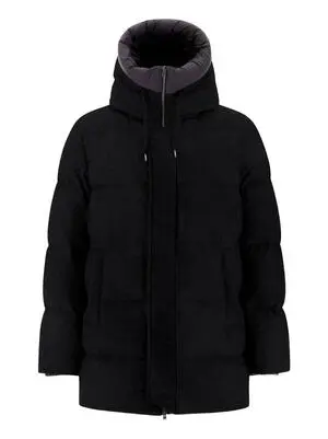 HERNO Herno Quilted Zip-Fastening Hooded Jacket