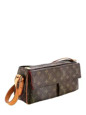 LOUIS VUITTON Multipli Cite Handbag Monogram Canvas Satchel - Brown