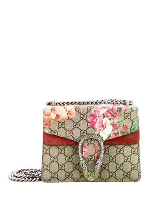 GUCCI Gucci Dionysus Blooms Print GG Coated Canvas Mini Shoulder Bag