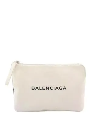 BALENCIAGA Balenciaga Leather Everyday Pouch M Clutch Bag