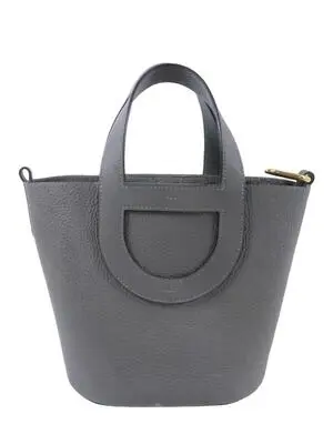 Hermès 2023 18 In The Loop Leather Tote Bag - Grey