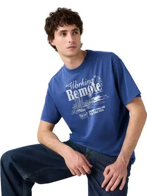 LEVI'S Vintage Graphic T-shirt - Working Remote Delft