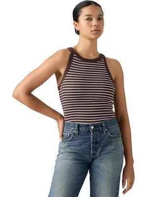 LEVI'S Essential Racer Tank - May Stripe Java