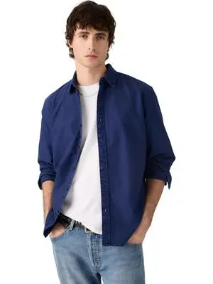 LEVI'S Authentic Button-down Garment Dye Shirt - Medieval Blue Garment Dye