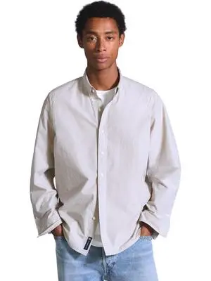 LEVI'S Relaxed Button-down Shirt - Graph Plaid Grey