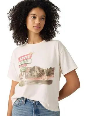 LEVI'S Graphic Vintage Short-sleeve T-shirt - Egret