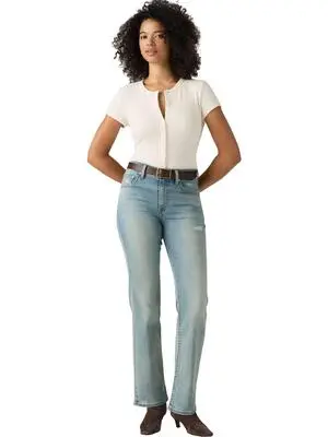 LEVI'S 723 High-rise Straight Leg Jeans - Slowly There