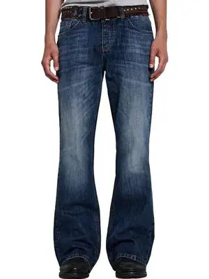 JADED LONDON Jude Flare Leg Jeans - Denim