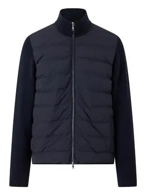 Orlebar Brown Quilted Shell And Merino Wool Down Jacket - Blue