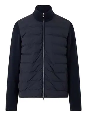 Orlebar Brown Quilted Shell And Merino Wool Down Jacket - Navy