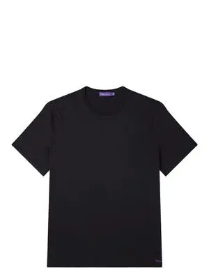 Ralph Lauren Purple Label Cotton-jersey T-shirt - Black