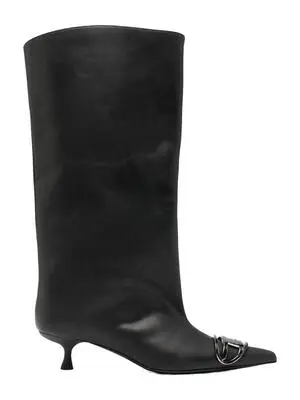 DIESEL® Venus Leather Boots - Black