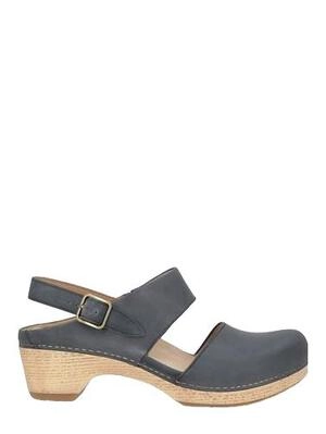 Dansko Mules & Clogs Charcoal Size Leather - Grey