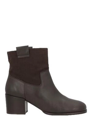 CastaÑer Ankle Boots Size Leather, Textile Fibers - Brown