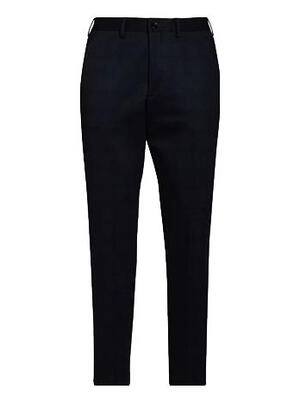 LIU •JO MAN Tartan Pattern Tapered Leg Tailored Pants - Blue
