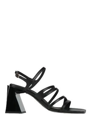 ALOHAS Sandals Size Leather - Black