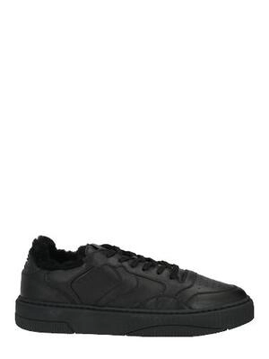VOILE BLANCHE VOILE BLANCHE Black Calfskin Sneakers With Shearling Lining