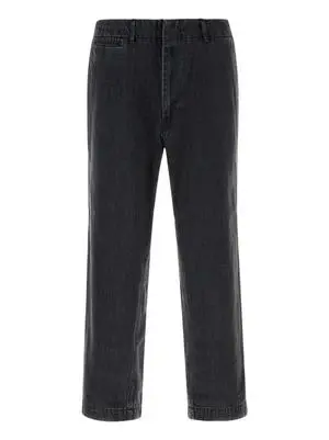 Nanamica Wide-leg Jeans - Black