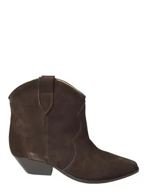 Isabel Marant Étoile Dewina Pointed Toe Ankle Boots - Brown