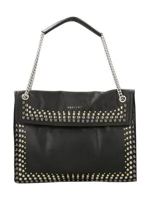 Orciani Studded Handbag - Black