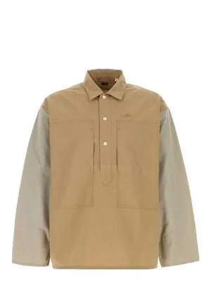 Nanamica Oversized Pullover Shirt Jacket - Beige