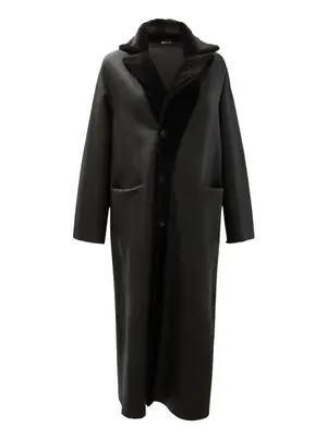 FURLING BY GIANI Long-sleeved Coat - Brown
