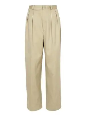 Nanamica Wide-leg Twill Casual Pants - Khaki