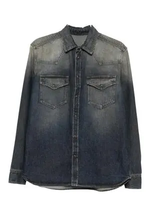NINE:INTHE:MORNING Long-sleeve Denim Shirt