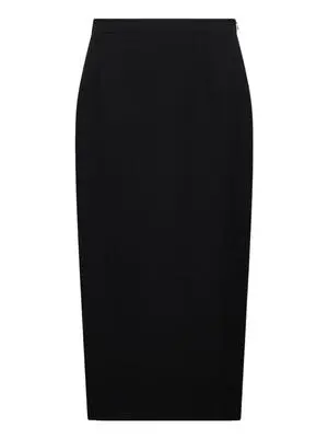 ALESSANDRA RICH Alessandra Rich Wool Crepe Midi Skirt