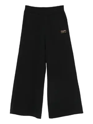 Balmain Logo-plaque Trousers - Black