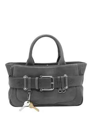 OSOI Brocle Mini Belted Tote Bag - Aged Grey