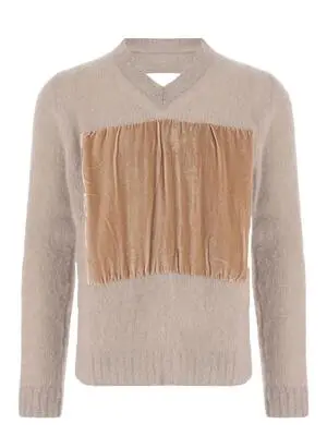MAISON MARGIELA Maison Margiela V-Neck Long-Sleeved Sweater