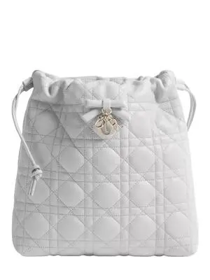 Dior Adiorable Mini Bucket Bag White