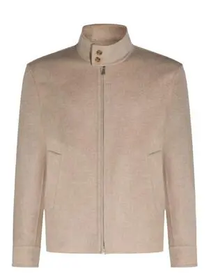 LARDINI Long-sleeve Jacket - Nude