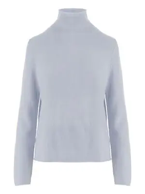 ALLUDE Allude Cashmere Turtleneck Knitted Sweater Gray